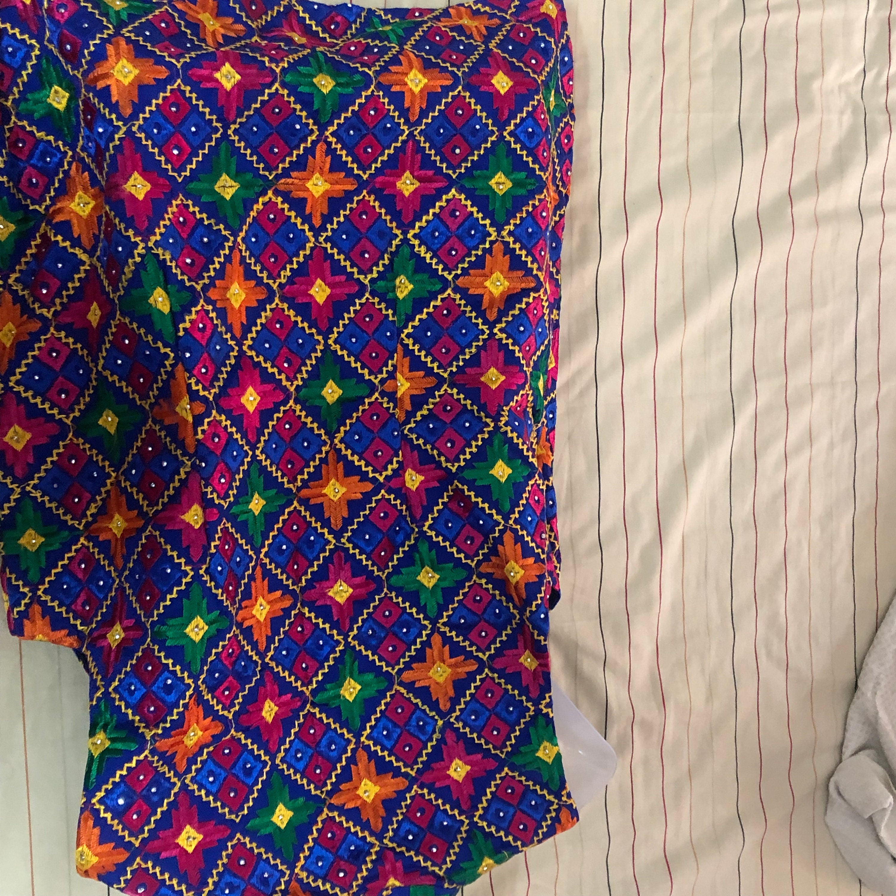 Phulkari Vest Waist Coat High Quality Ethnic Phulkari Punjabi Indian ...