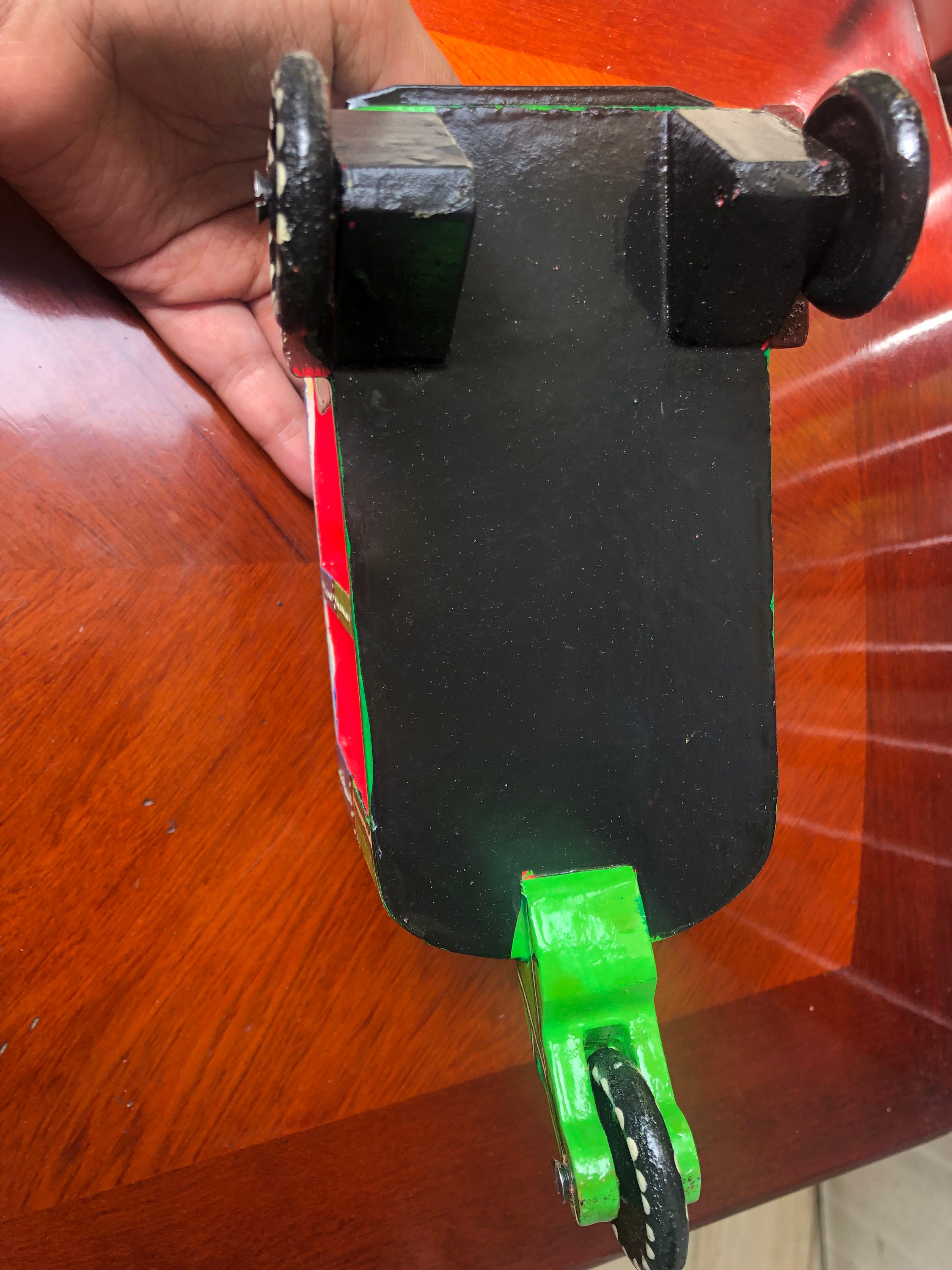 Indian Auto Rickshaw Hand Painted Wood/wooden Traditional Transport ...