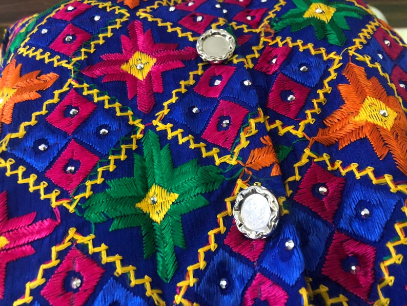 Phulkari Vest Waist Coat High Quality Ethnic Phulkari Punjabi Indian ...