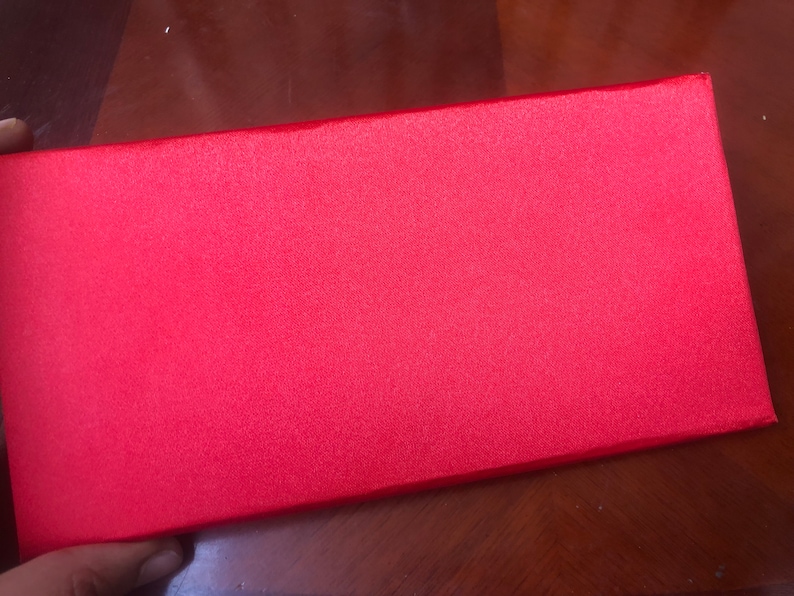 1 Fancy Fabric Shagun Envelope Red and Gold Shagun Cash Holder ...