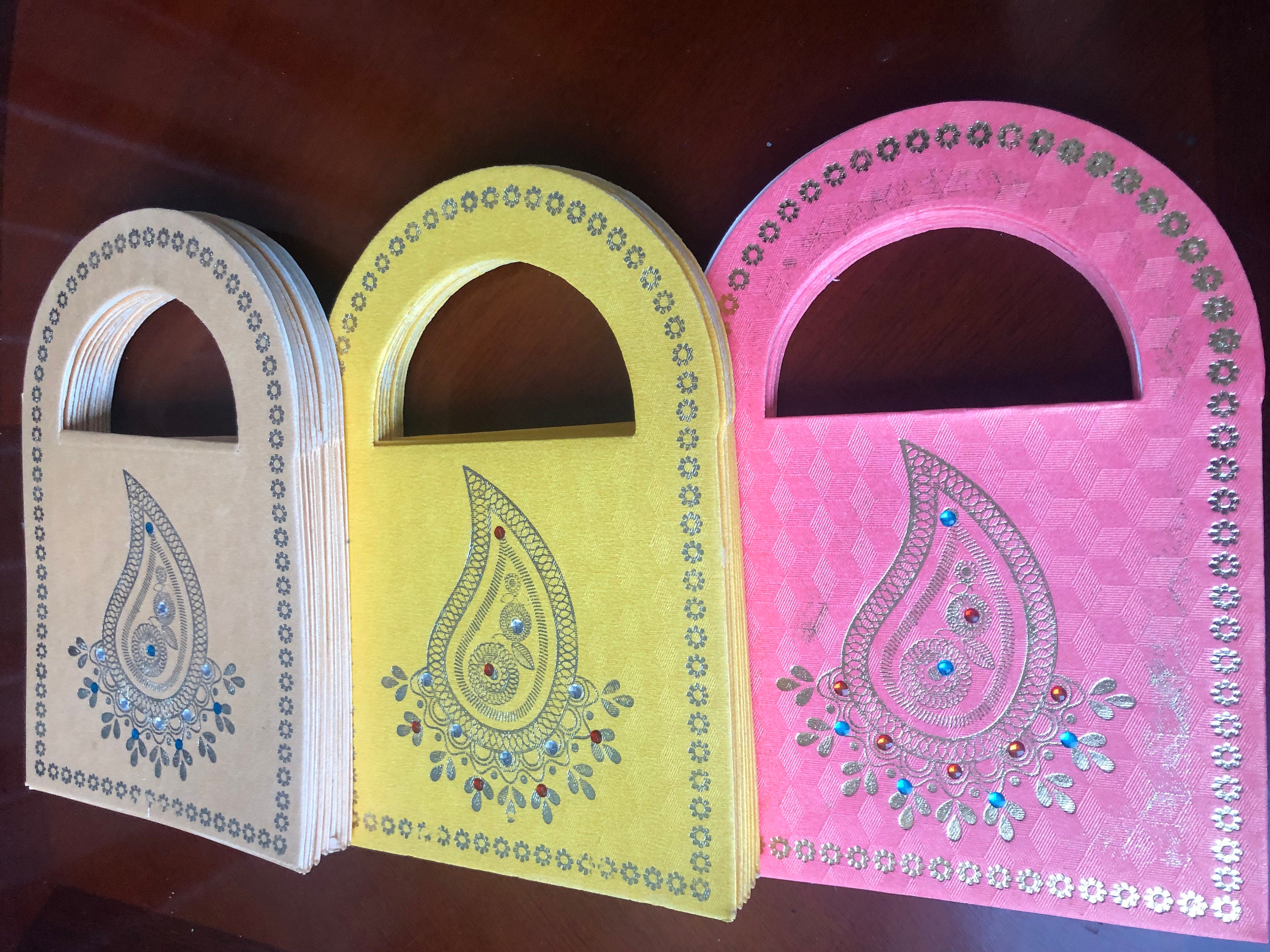 Set of 30. Envelopes for Money/shagun Indian Pink/yellow/beige Cash ...