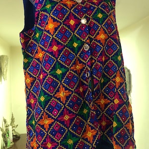 Phulkari Vest Waist Coat High Quality Ethnic Phulkari Punjabi Indian ...