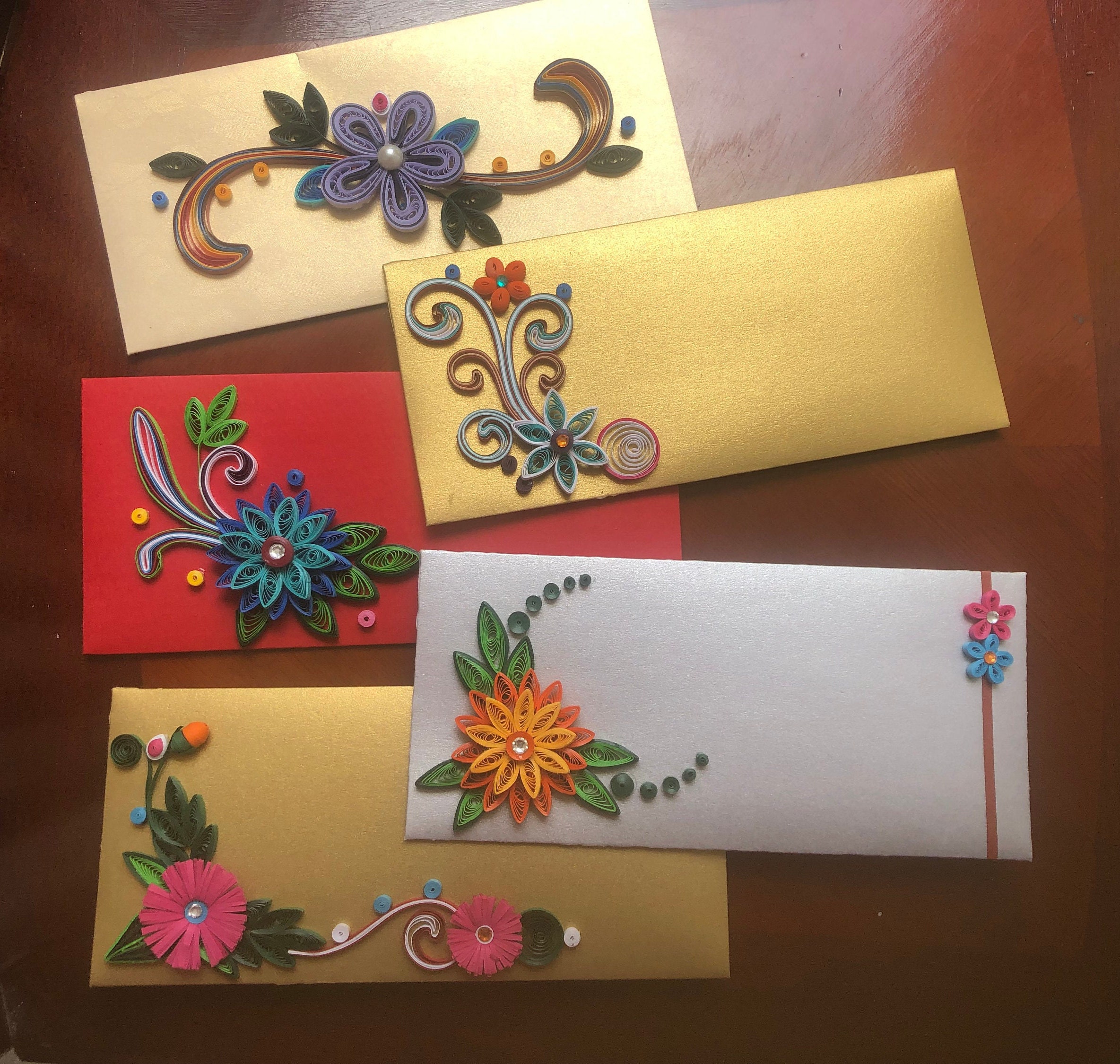 Quilling Designs For Envelopes