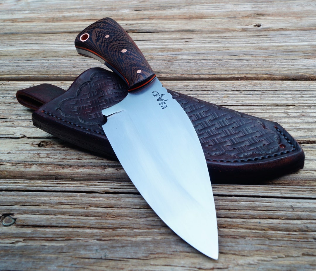 Custom Hunting Knife - Handcrafted, Hunting Knife, Camp Knife, US Made ...