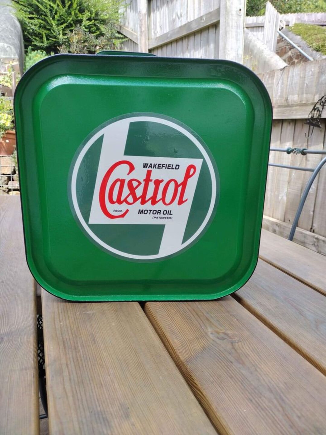 Refurbished 25lit Oil Can With New Castrol Sticker - Etsy