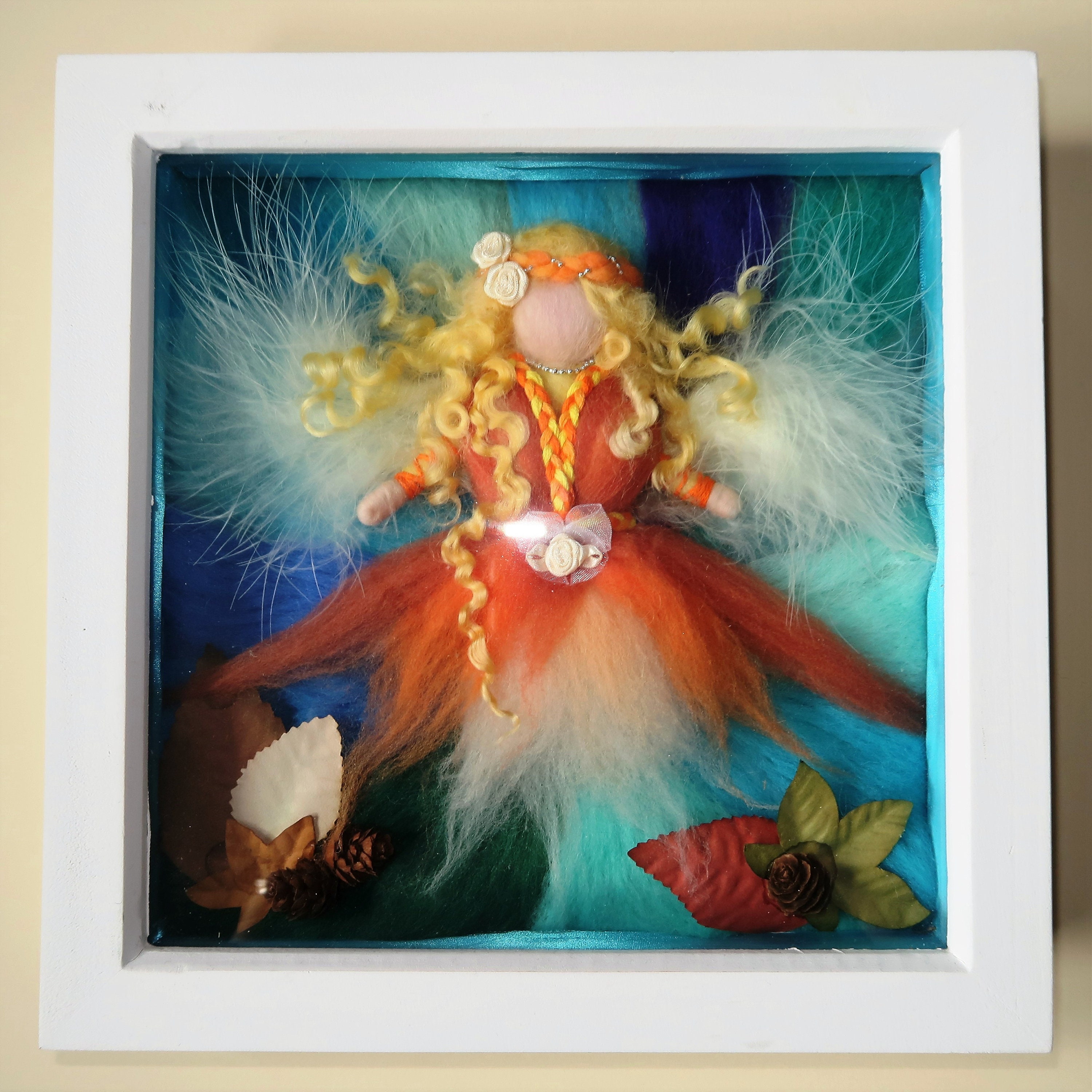 Fairy Art Flower Fairy Shadow Box Fairy Box Frame Fairy - Etsy