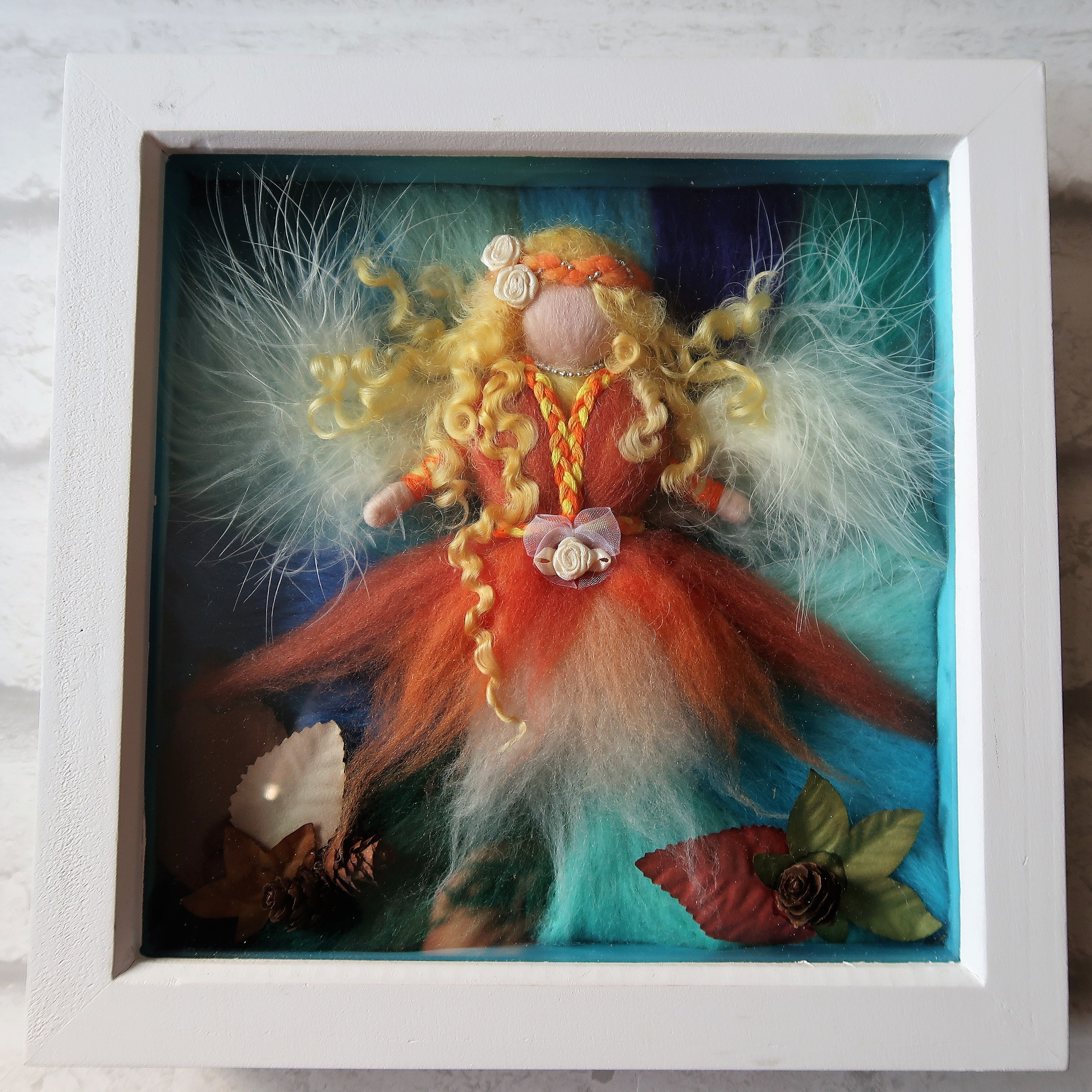 Fairy Art Flower Fairy Shadow Box Fairy Box Frame Fairy - Etsy
