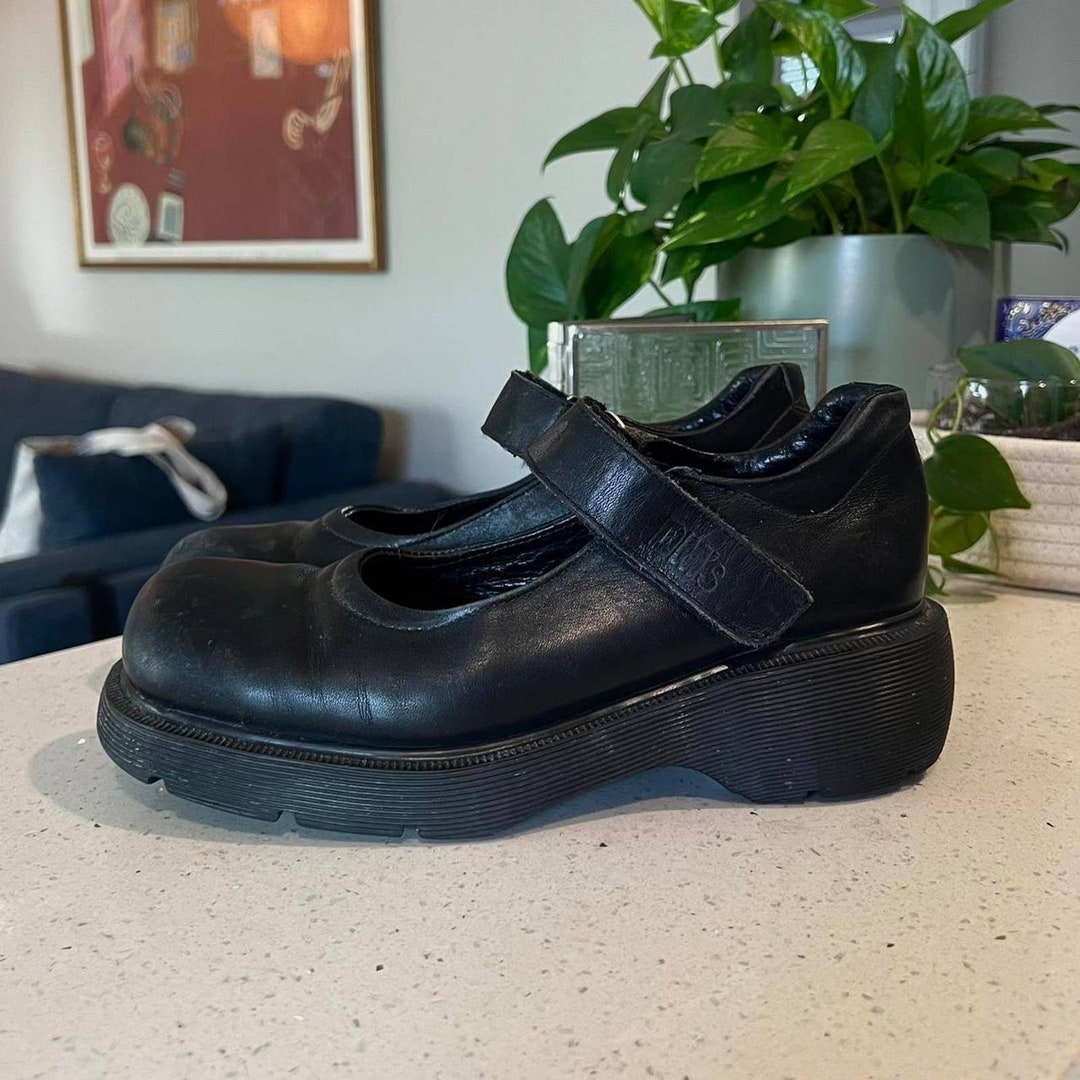 Vintage Chunky 1990s Doctor Marten Mary Janes - Etsy