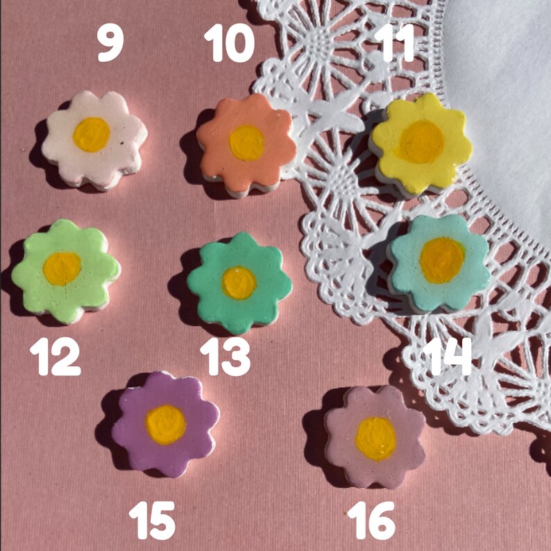 Polymer Clay Hand Painted Spring Pins (small) - Etsy