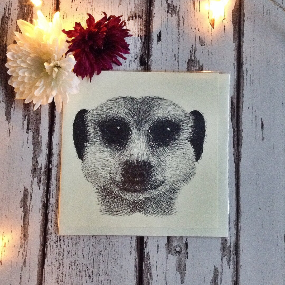 Meerkat Greetings Card - Etsy