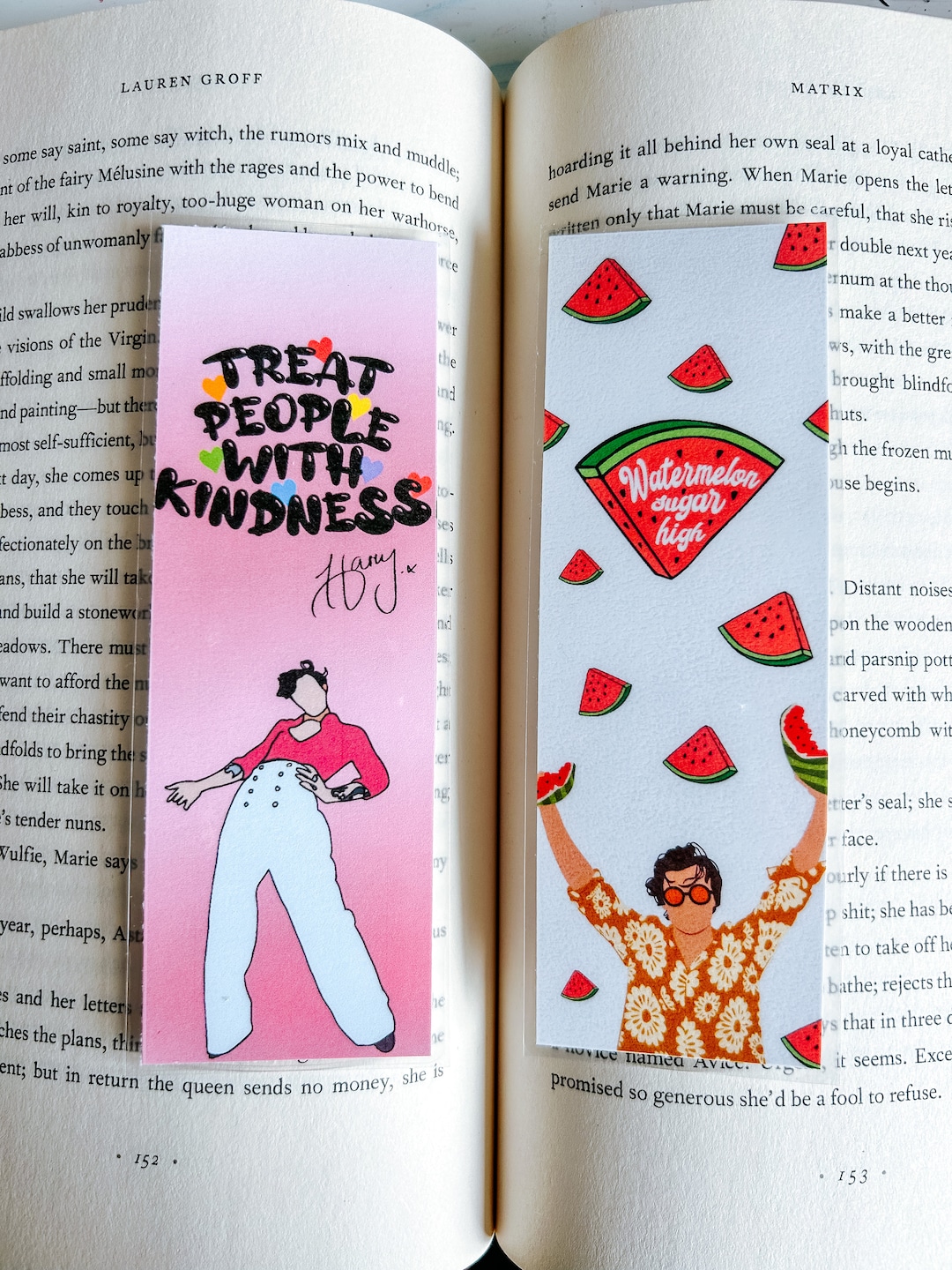 Harry Styles Bookmarks - Etsy