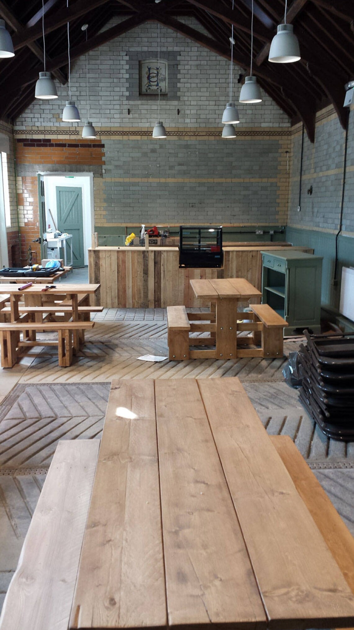 Bespoke Rustic Wooden Picnic Table Garden Furniture Patio Furniture ...