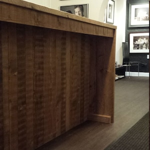 Bespoke Reception Bar Counter Reclaimed Rustic Industrial Hairdressers ...