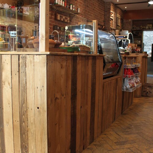 Bespoke Reception Bar Counter Reclaimed Rustic Industrial - Etsy UK