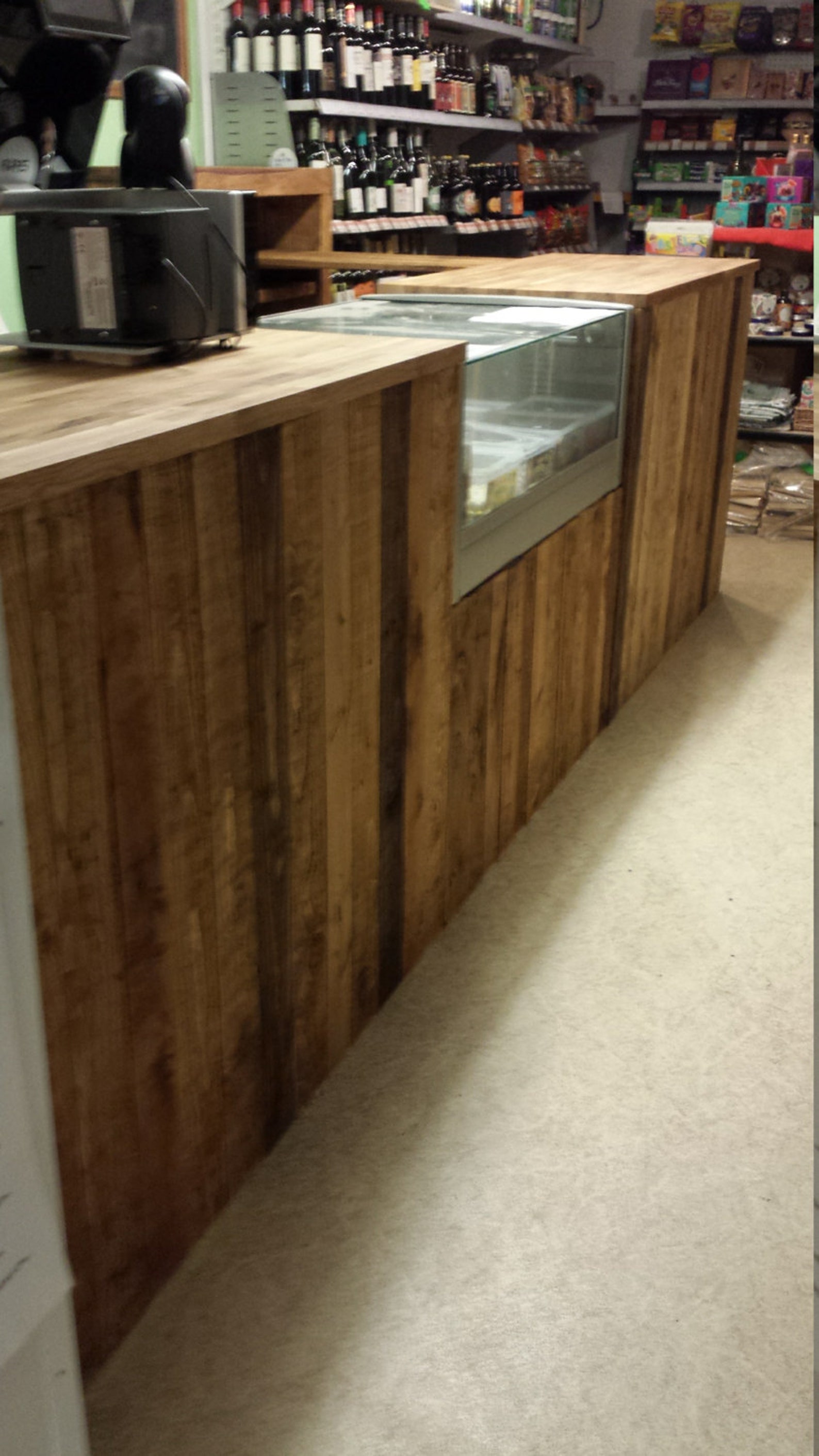 Bespoke Reception Bar Counter Reclaimed Rustic Industrial Hairdressers ...