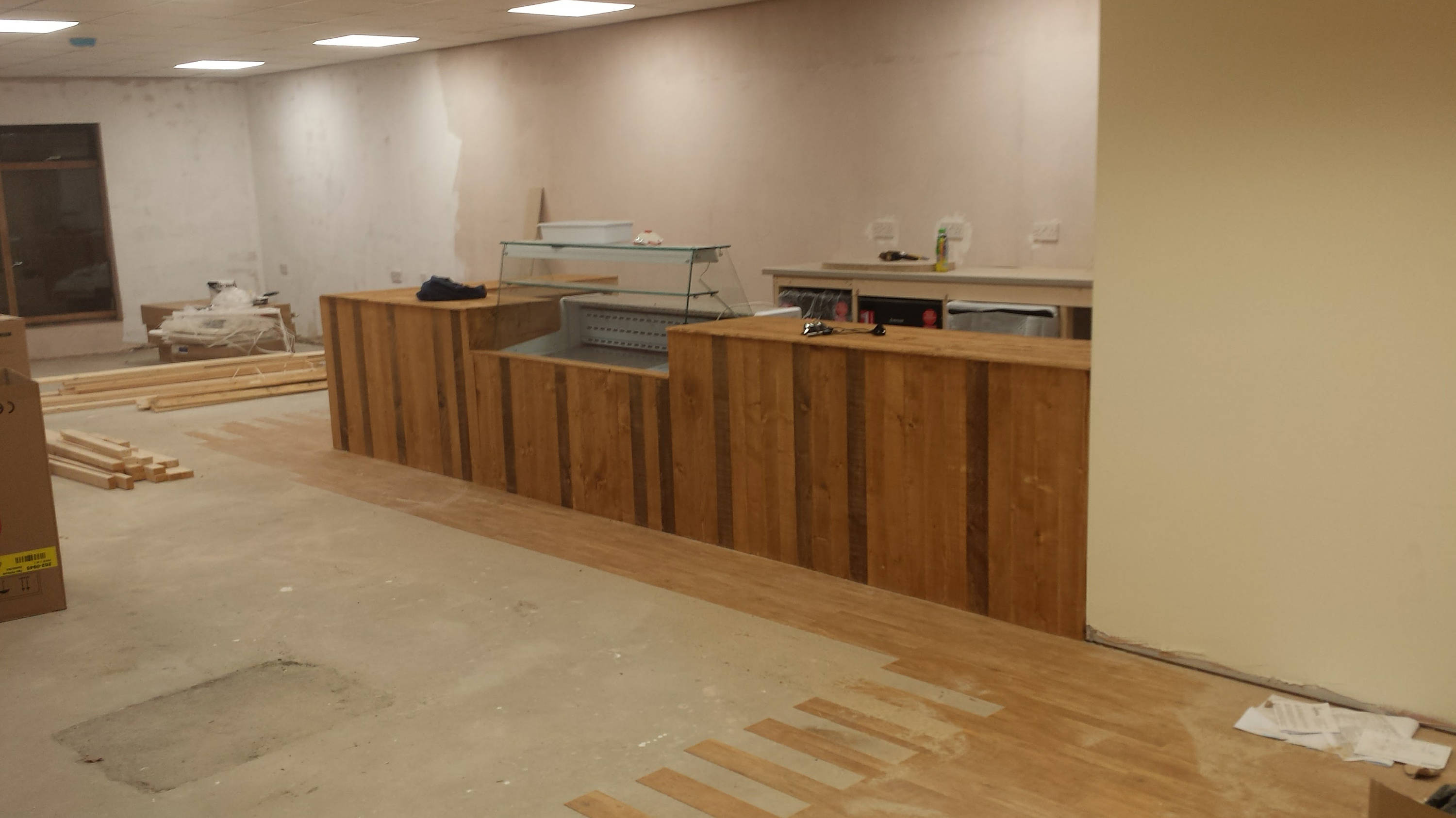 Bespoke Reception Counter Reclaimed Rustic Furniture Shop Office ...