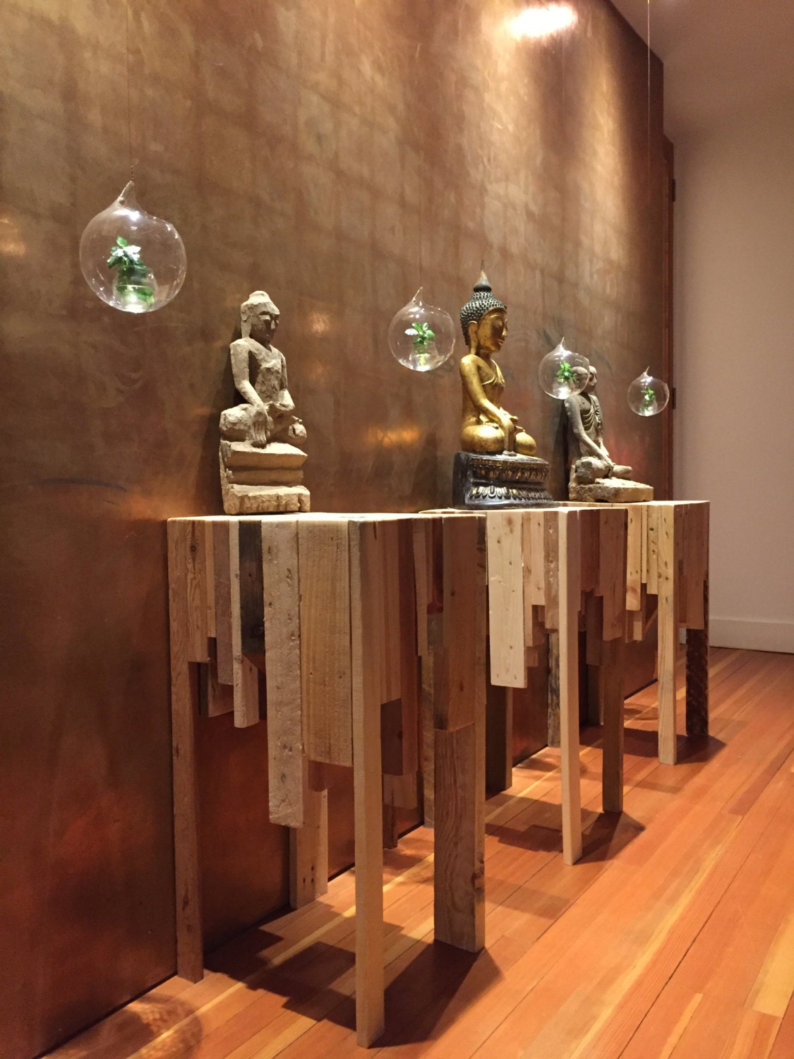 Reclaimed Wooden Stool Chair Display Unit Side Table Handmade - Etsy