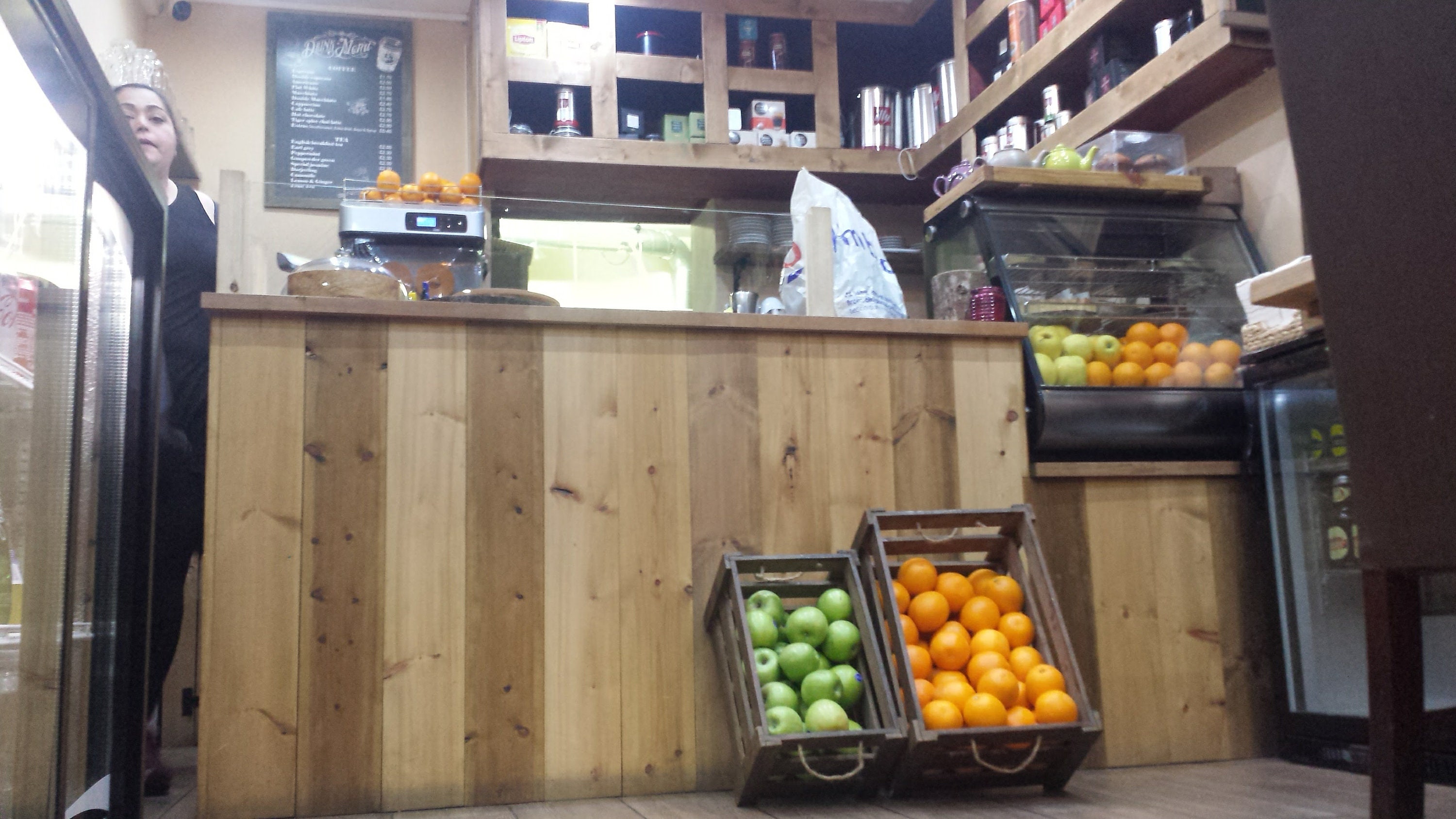 Bespoke Reception Bar Counter Reclaimed Rustic Industrial Hairdressers ...