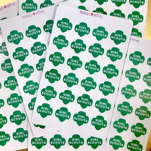 Customizable Girl Scout Present Tags Thank You Stickers - Etsy