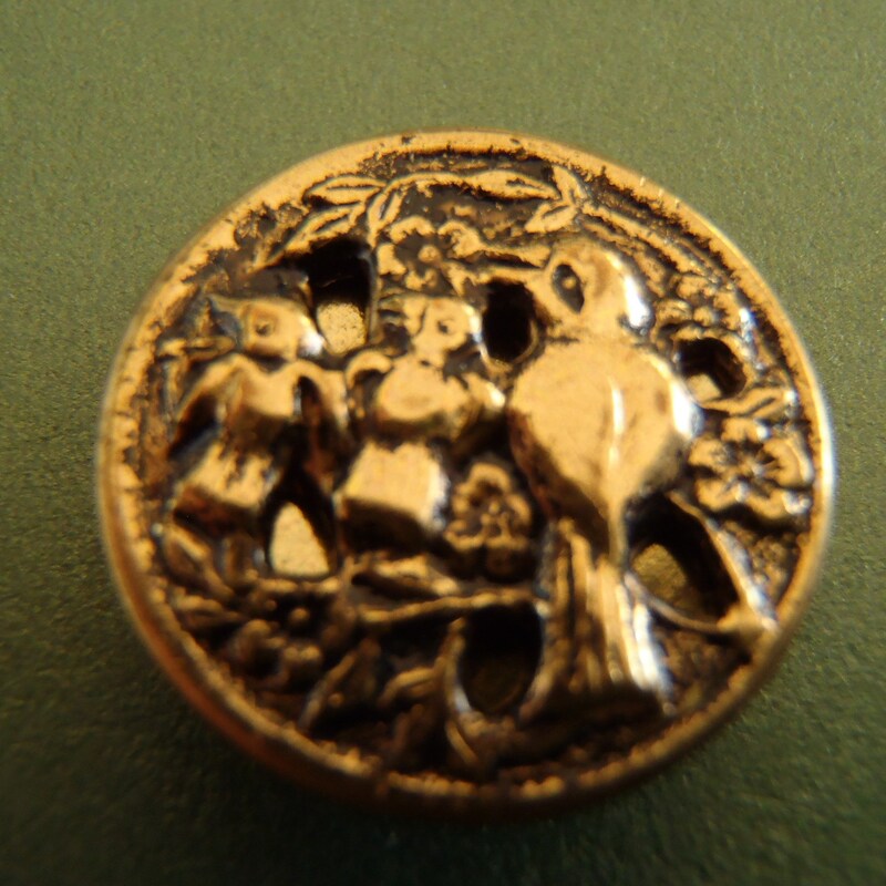 Metal Mirror Buttons - Etsy