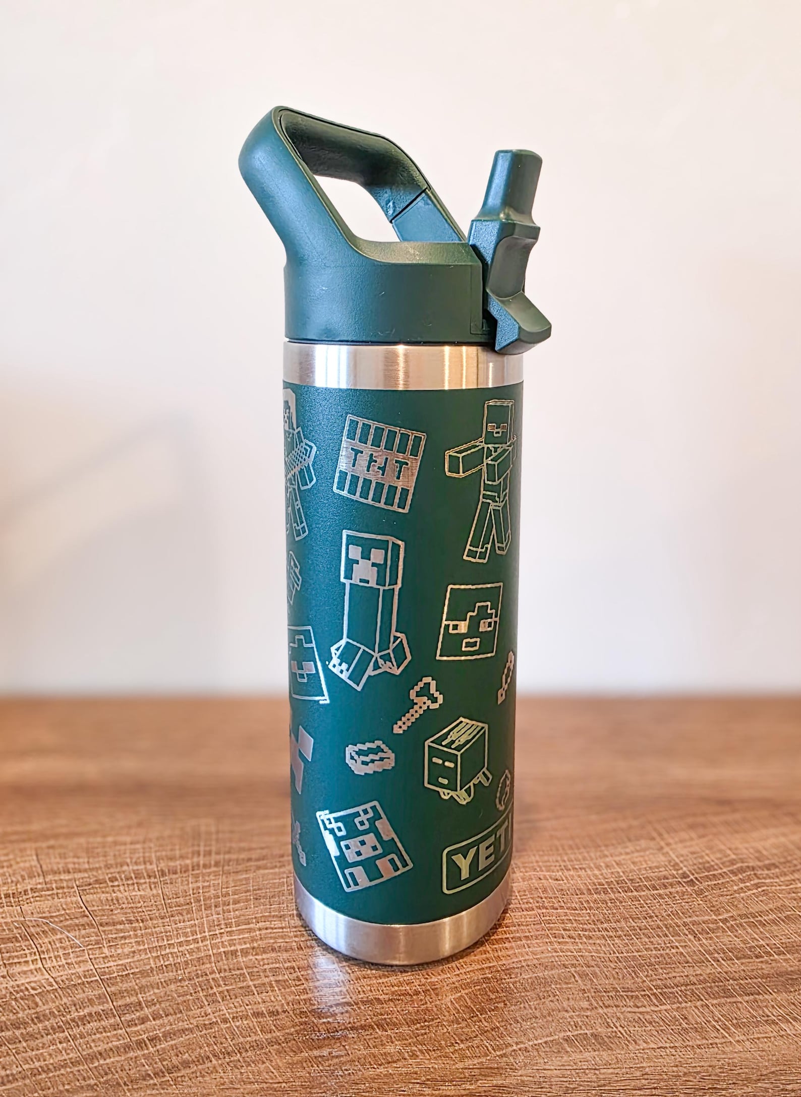 Personalized Minecraft Stanley Tumbler – Laser Engraved Creeper Cup - Etsy