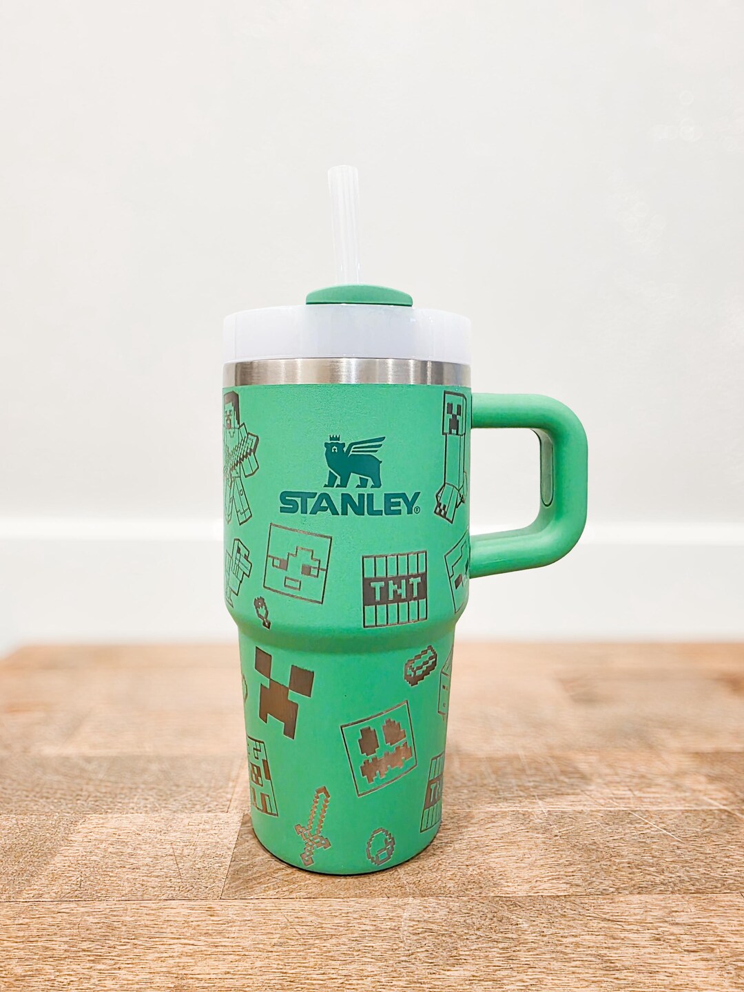 20oz Minecraft Stanley - Personalized Minecraft Tumbler - Laser ...