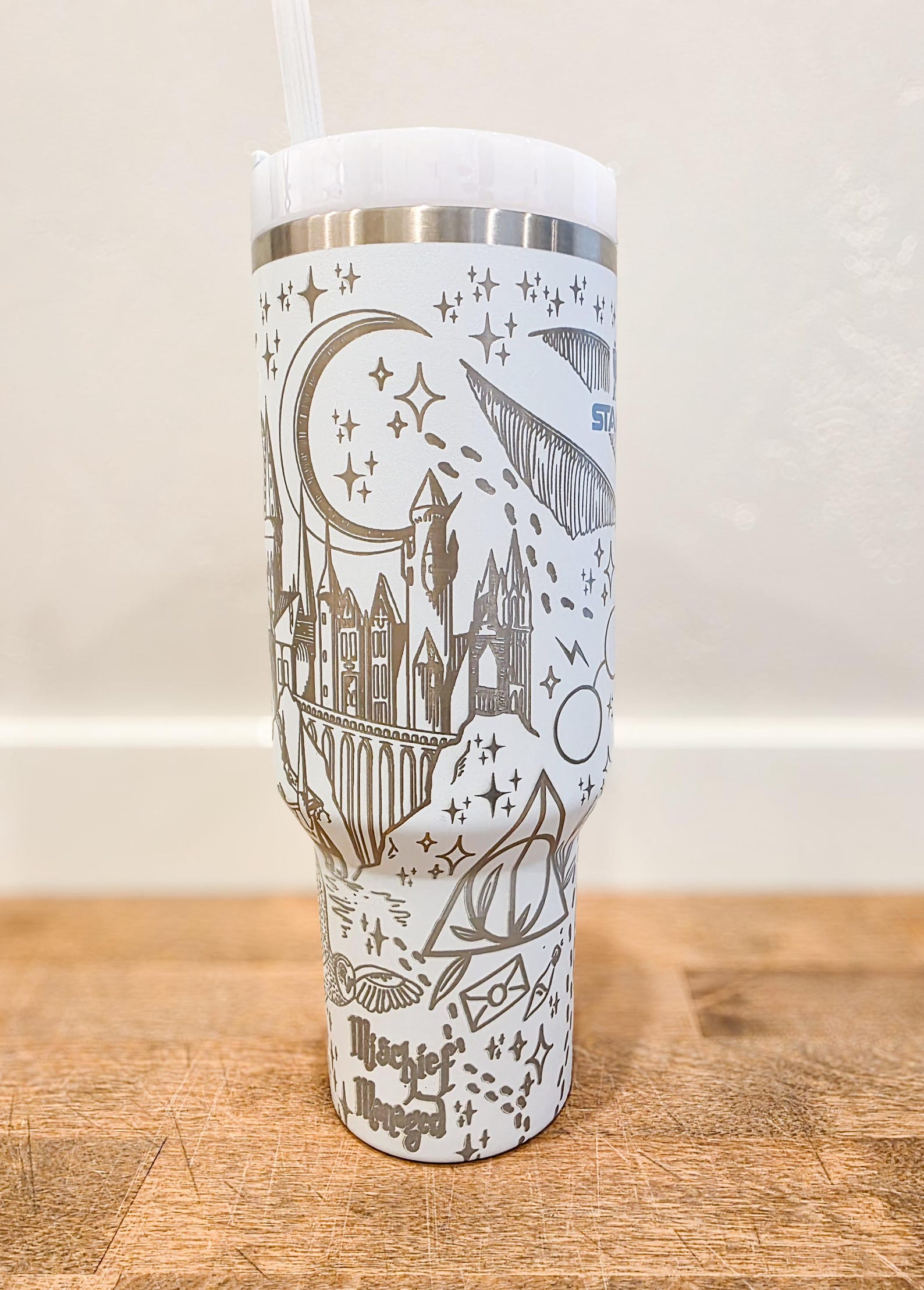 Personalized Harry Potter Stanley Tumbler - Laser Engraved 40oz Cup - Etsy
