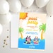 Bluey Pool Party Invite, Bluey Pool Party Invitation, Bluey Swim Party ...