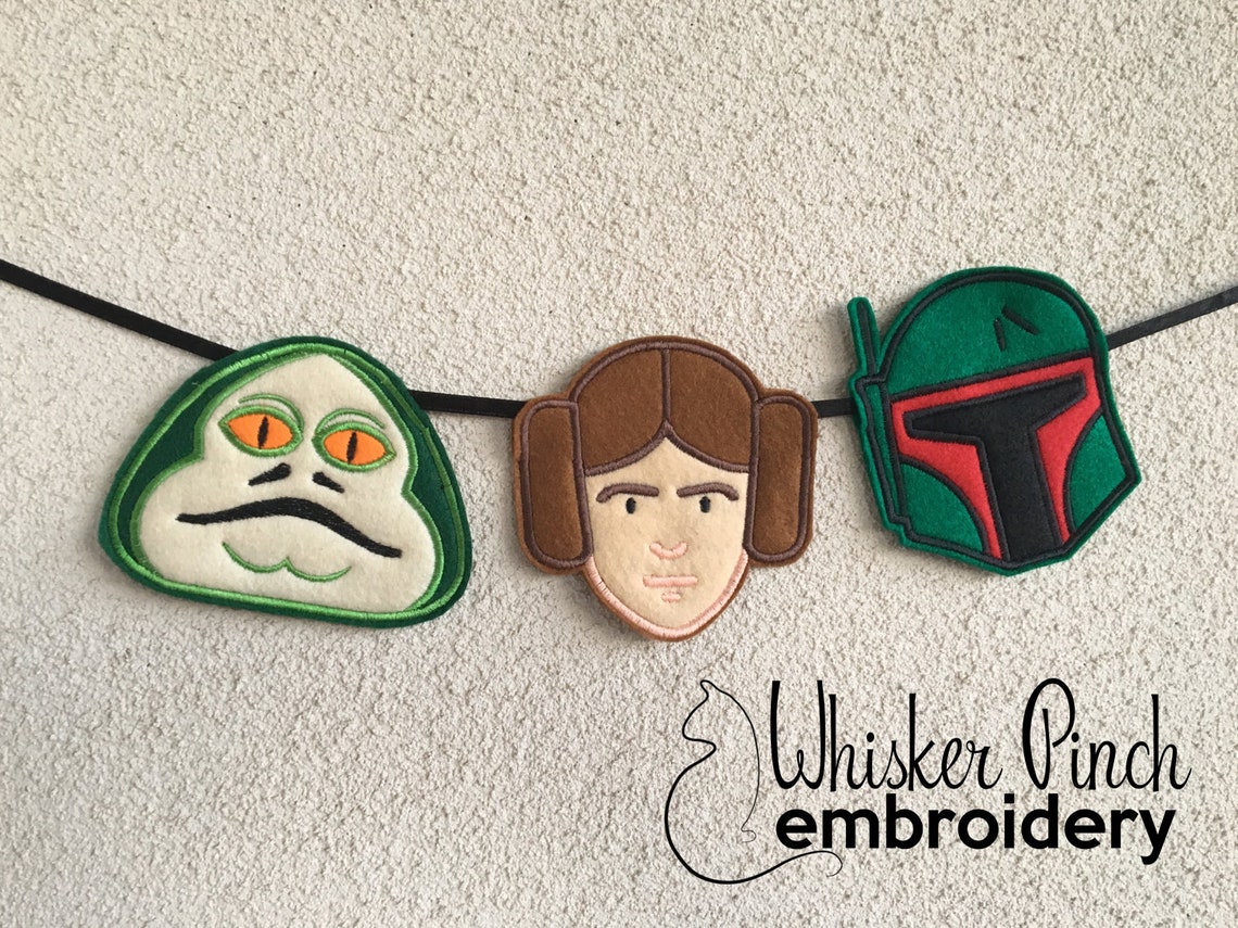 ITH Star Wars Millennium Falcon Bunting/ Garland Machine | Etsy