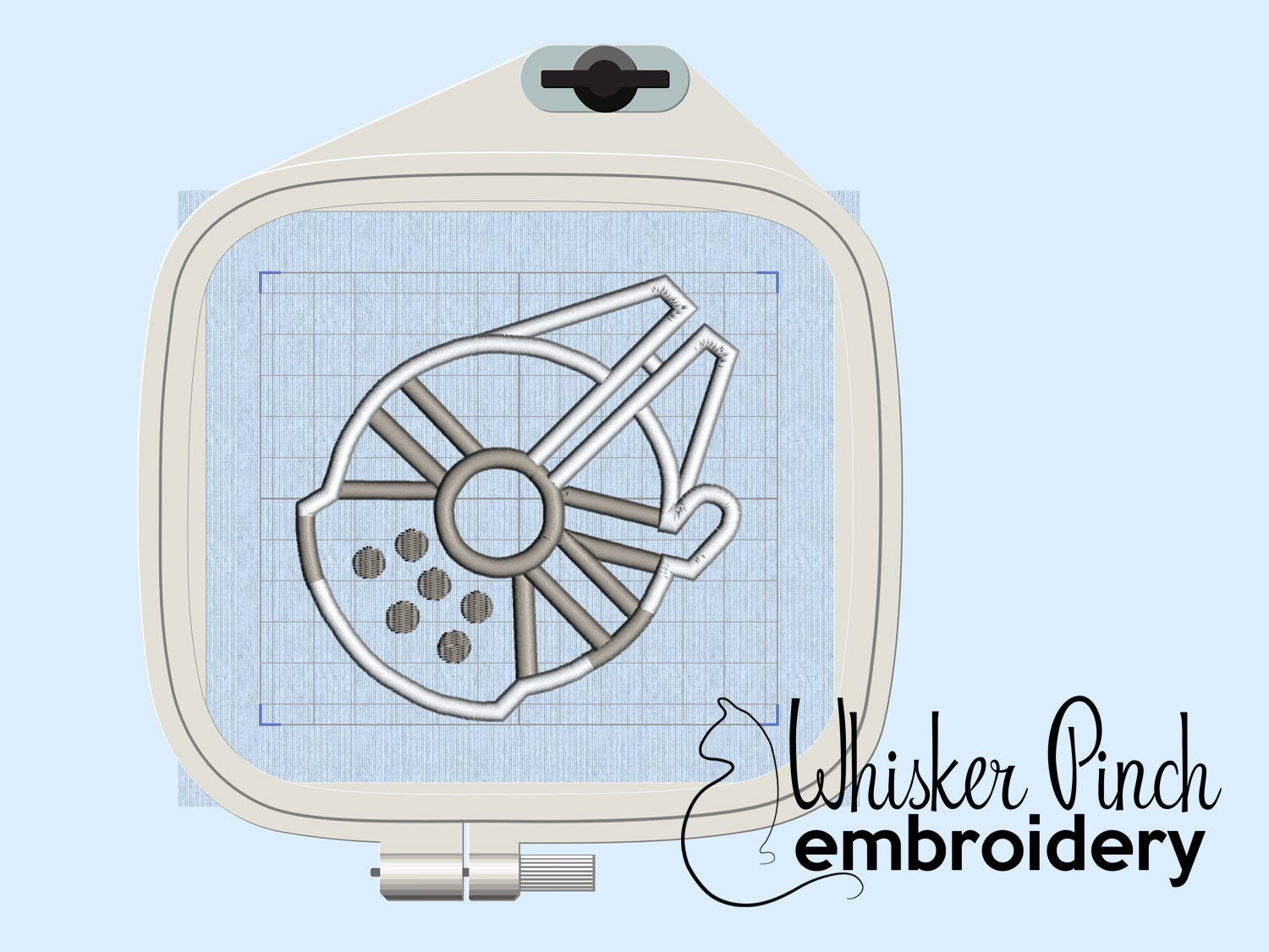 ITH Star Wars Millennium Falcon Bunting/ Garland Machine Embroidery ...