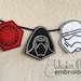 ITH Star Wars Millennium Falcon Bunting/ Garland Machine Embroidery ...