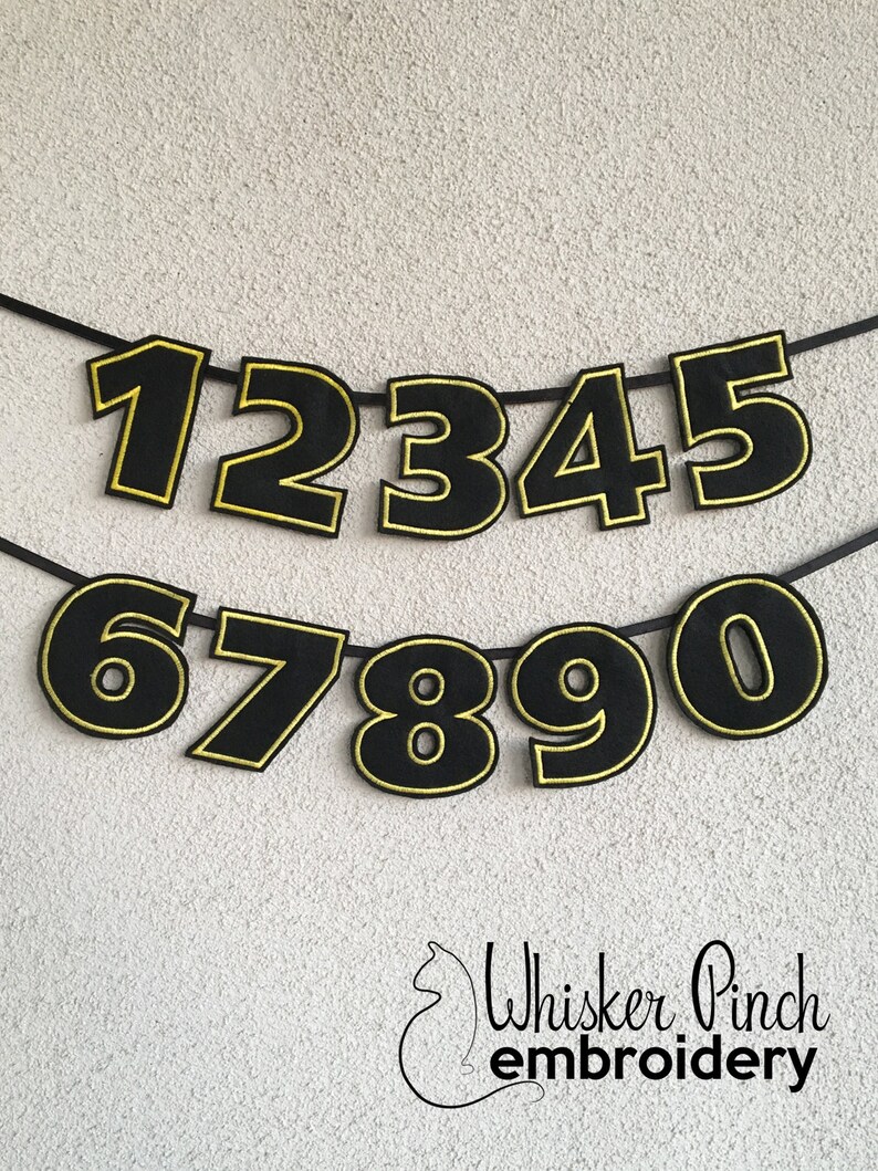 ITH Star Wars Font Bunting/ Garland Numbers Machine - Etsy