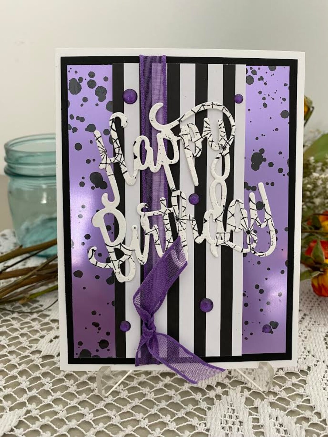 Wednesday Addams Card - Etsy