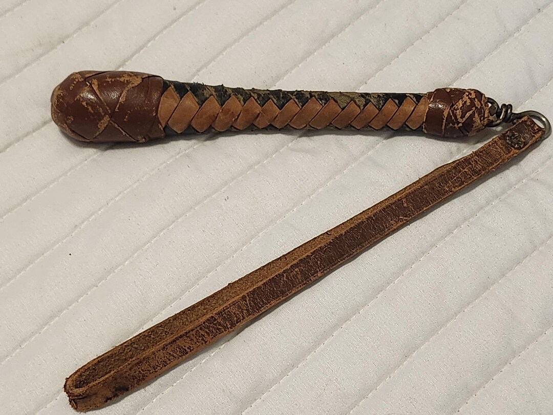 Vintage Police Sap/ Blackjack Woven Leather - Etsy