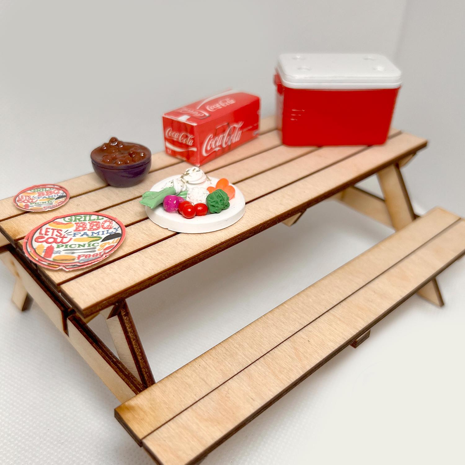 Digital Download Miniature Table and Chair - 1:12 Scale SVG File for ...