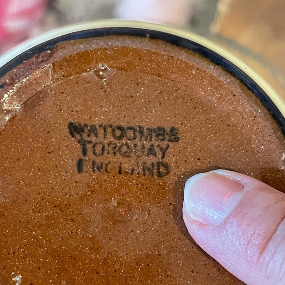 Watcombe Torquay Pottery Motto Ware Pitcher 5 Tall. Vintage - Etsy