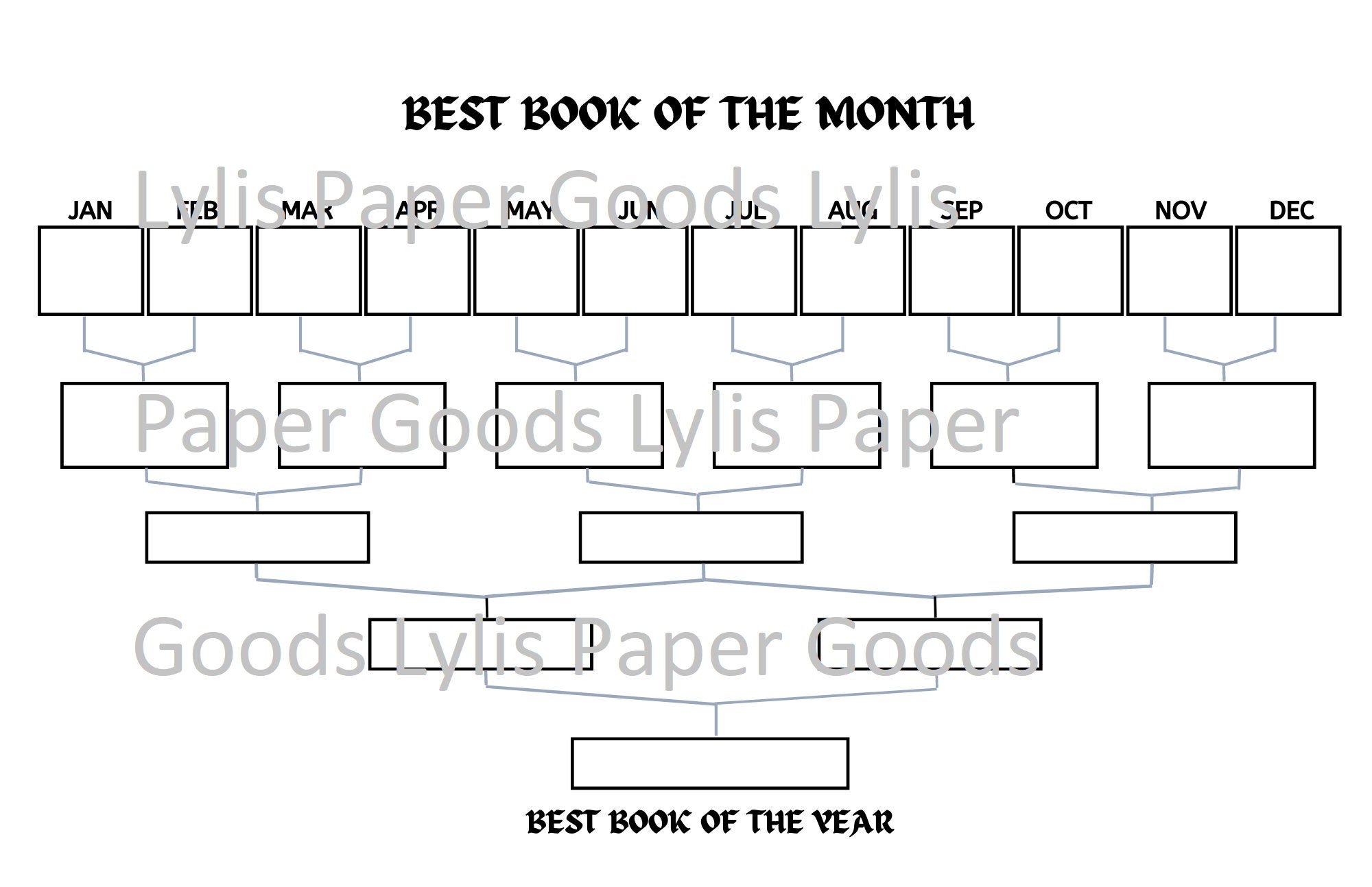 Instant Download READING TRACKER, 2023 Reading Challenge Printable PDF ...