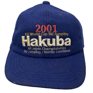 Rare Vintage DESCENTE Hat, 2001 Fis World Cup Ski Jumping, HAKUBA Hat ...