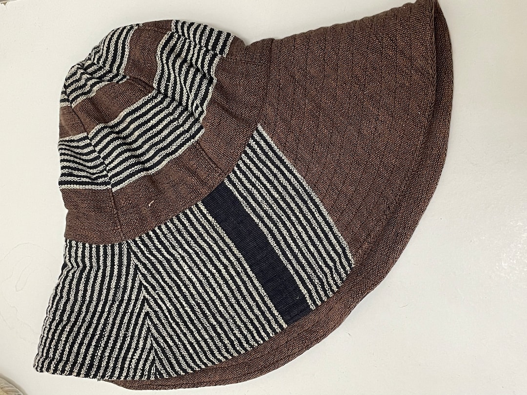 Rare Vintage BARBARA SANSONI Bucket Hat, Handmade Hand Woven Hat(818 ...