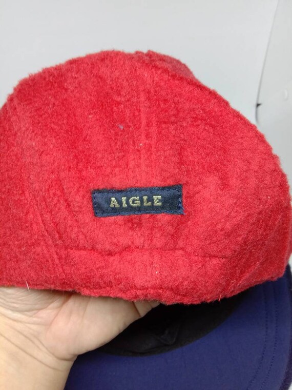 Rare Vintage AIGLE Hat, Four panel hat, Polartec hat … - Gem