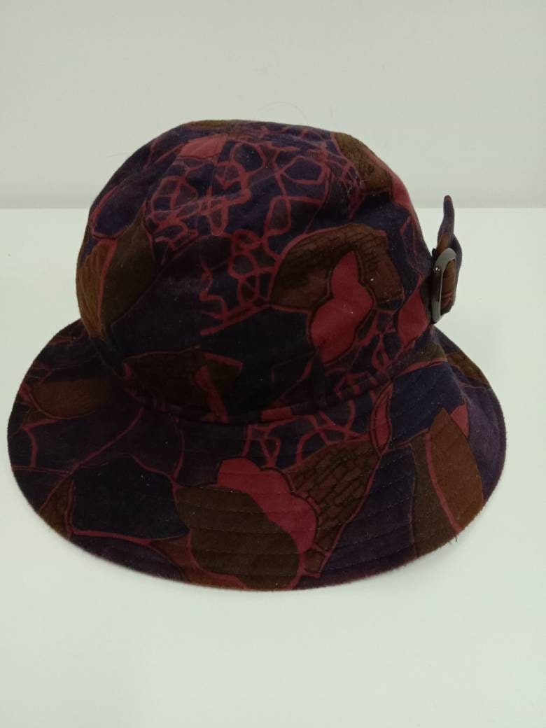 Rare Vintage ABSTRACT Bucket Hat, Rare Design, Rare View, Multicolor ...
