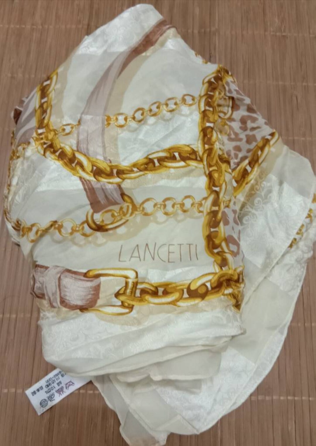 Rare Vintage LANCETTI Scarf - Etsy
