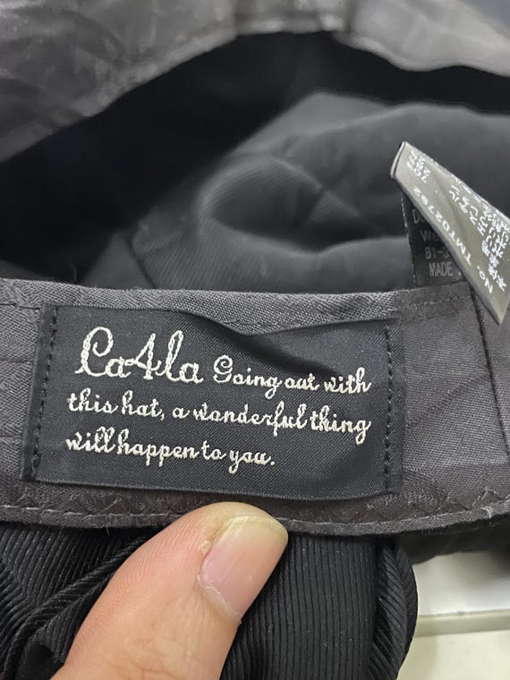 Rare CA4LA Hat cap, Rare Design (392a) - Gem