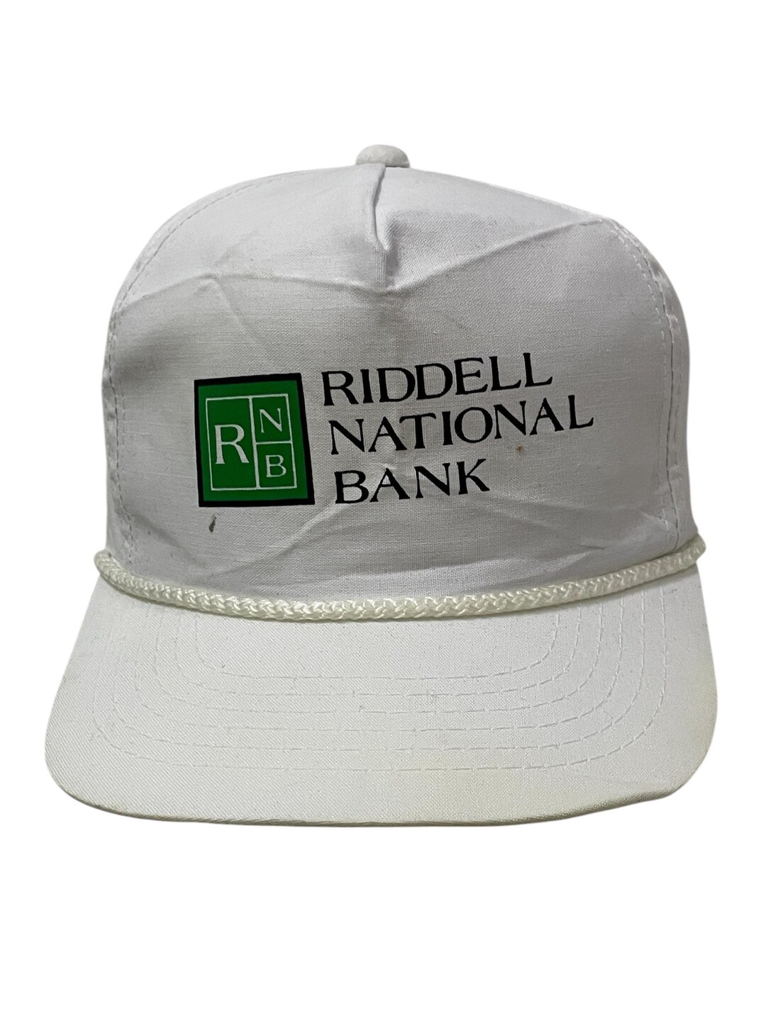 Rare Vintage RIDDELL NATIONAL BANK Hat, Youngan Hat(631a) - Etsy
