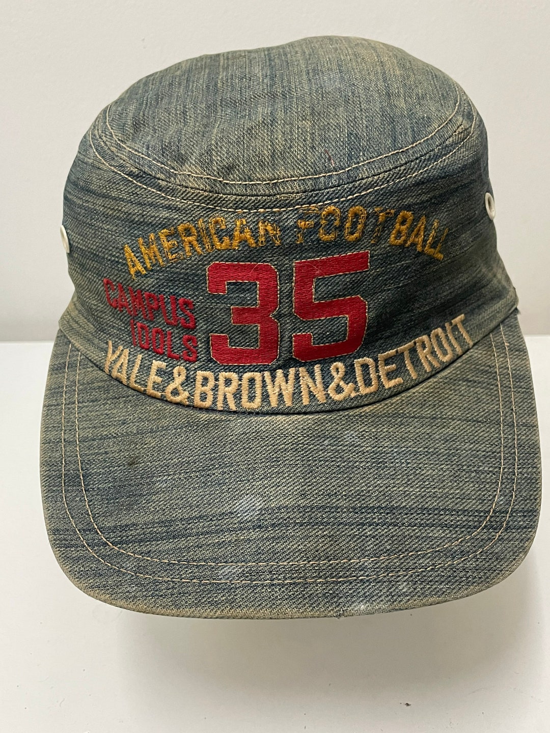 Rare Vintage AMERICAN FOOTBALL Hat, Campus Idol 35, Yale, Brown ...