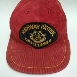 Rare Vintage HIGHWAY PATROL CALIFORNIA Hat Cap, Sergeant California Cap ...