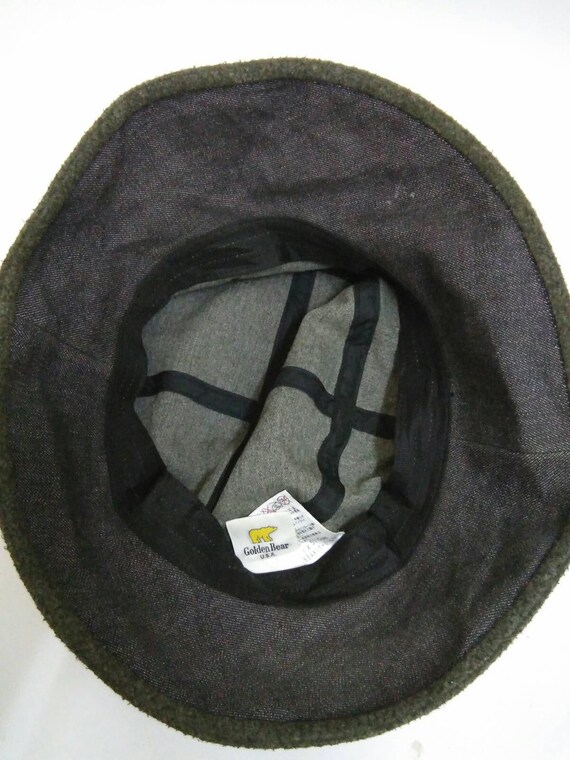 Rare Vintage GOLDEN BEAR USA Bucket Hat, embroidered … - Gem