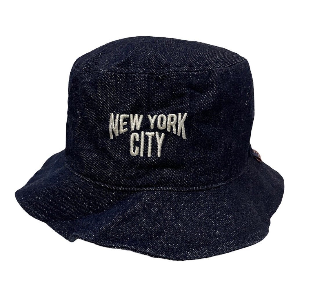 Rare NEW YORK CITY Bucket Hat, Denim Hat, Gu Hat, Jeans Hat(155a) - Etsy
