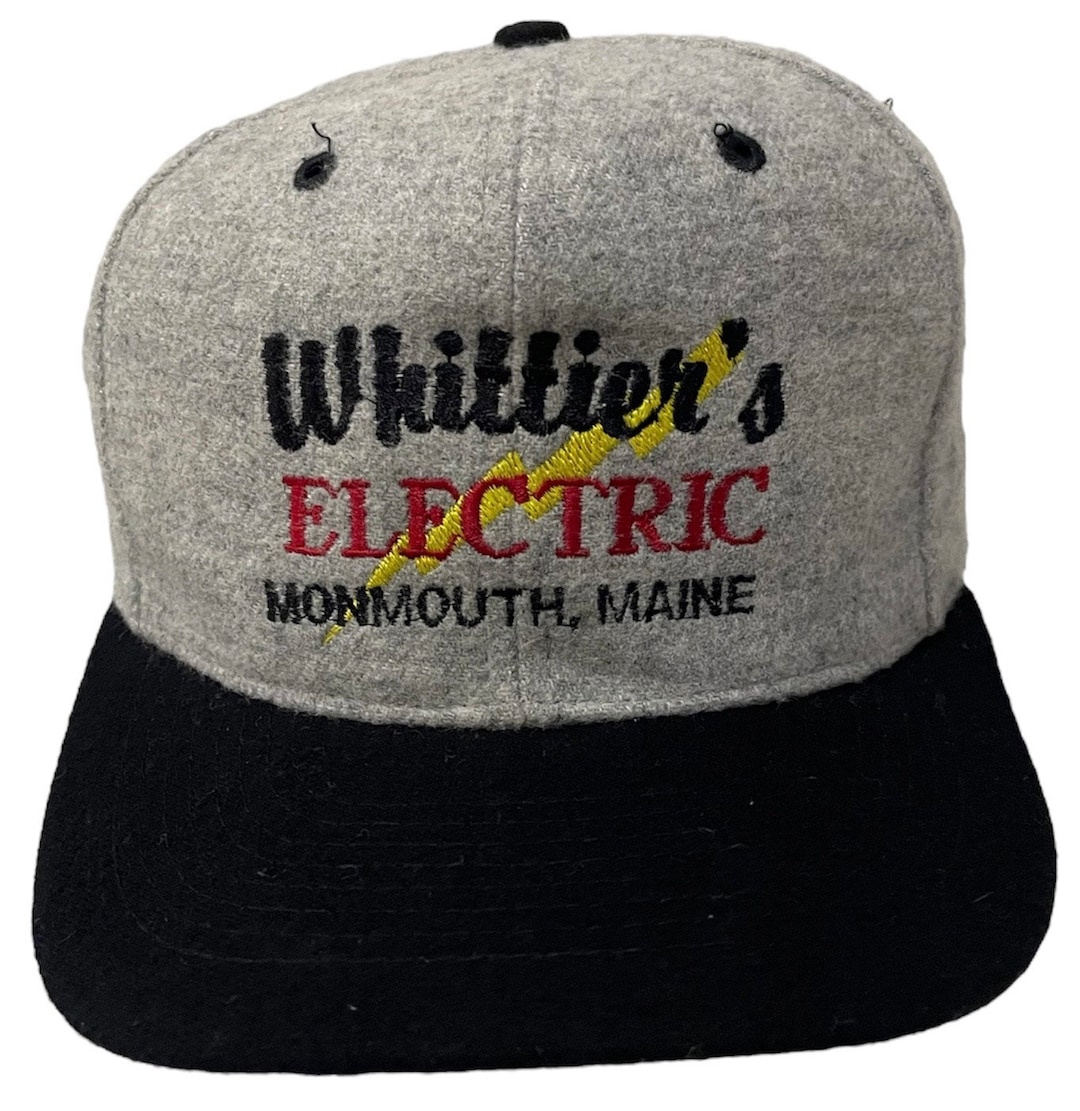 Rare Vintage WHITTIER'S ELECTRIC Hat, Monmouth, Maine, Otto Cap (274 ...
