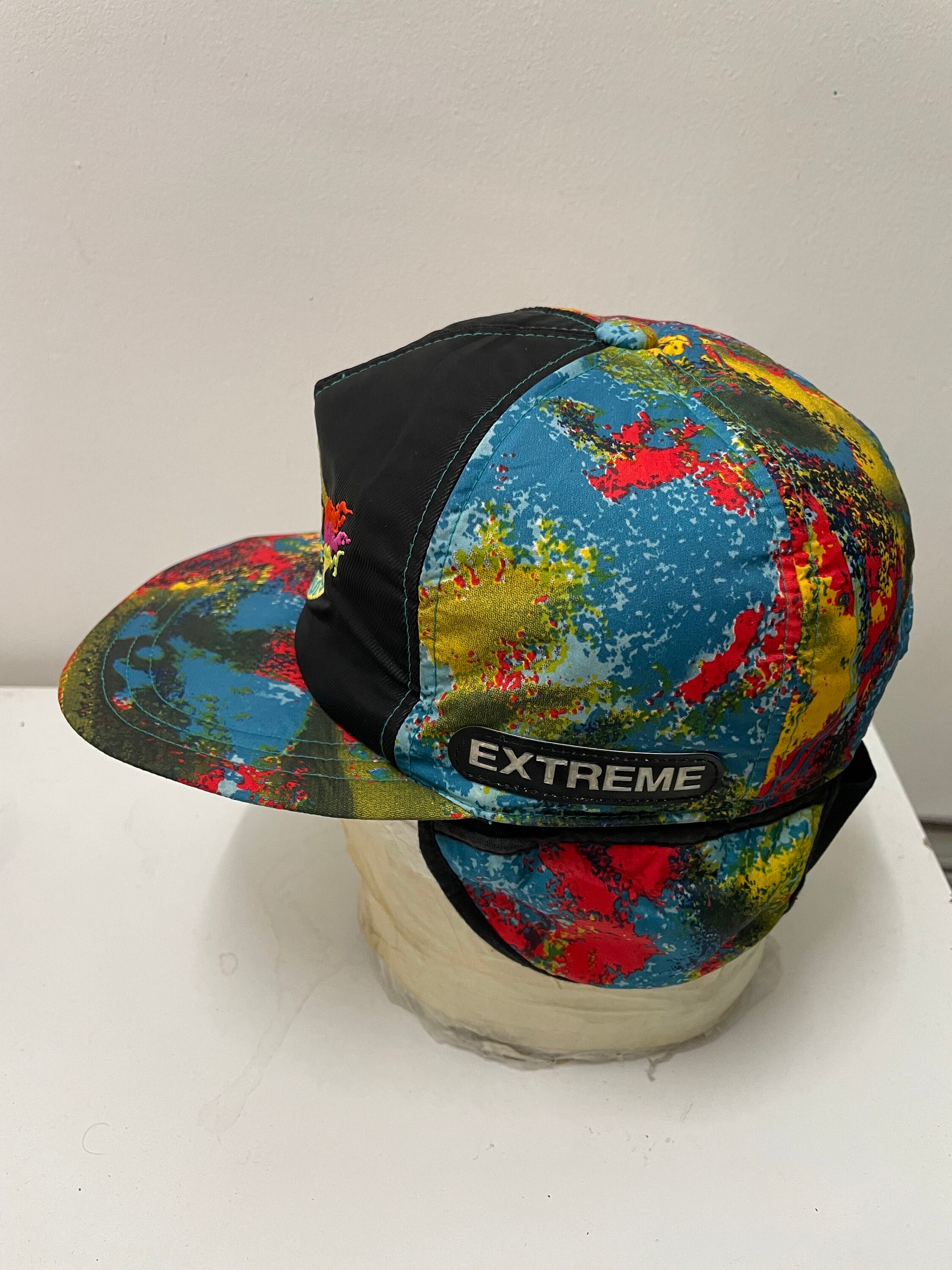 Rare Vintage BON Voyage Hat Cap, La Gare L'est L'ouest Neon Color Hat ...